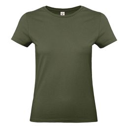 Womens Essential T-Shirt oliv, Gr&ouml;&szlig;e L