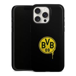 DeinDesign iPhone 15 Pro Max Handy Panzer Handyh&uuml;lle robuste Outdoor H&uuml;lle Schutzh&uuml;lle gl&auml;nzend Borussia Dortmund Official Licensed Product Bvb Tough Case