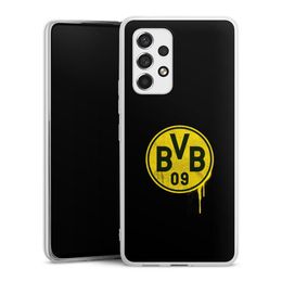 DeinDesign Galaxy A53 5G Handy Silikon H&uuml;lle Case transparent Handyh&uuml;lle Official Licensed Product Borussia Dortmund Bvb Silikon Case