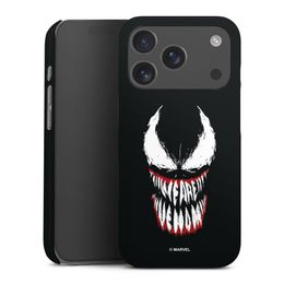 DeinDesign iPhone 17 Pro Handy Premium Case Smartphone Handyh&uuml;lle Schutzh&uuml;lle matt Venom Marvel Official Licensed Product Premium Case
