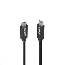 Lindy 1.5m USB 3.2 Typ C Kabel, 20Gbit/s, GRS - USB Typ C Stecker an C Stecker