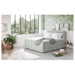 Boxspringbett COTTA "Fort mit Bettkasten, inkl. Topper", beige (desert), B:201cm L:228cm, 100% POLYESTER (PES), Komplettbetten, Boxspringbett, erh&auml;ltlich in verschiedenen Breiten (160cm, 180cm & 200cm)