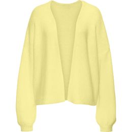 Vivance Damen Strickjacke, gelb, Gr&ouml;&szlig;e 1