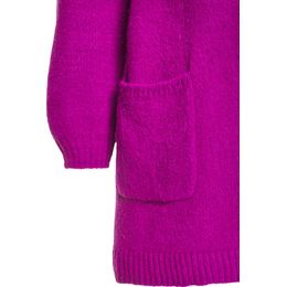Vivance Damen Longstrickjacke, lila, Gr&ouml;&szlig;e 1