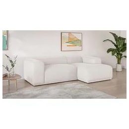 Ecksofa s.Oliver "EMMERIK Designersofa, L-Form mit Wellenfederung, B/T/H: 260/155/73 cm", beige (creme), B:259,5cm H:73cm T:155cm, 100% Polyester, Sofas, Ecksofa, hoher Sitzkomfort, gem&uuml;tlich und modern, auch in Cord