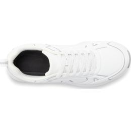 Lascana Damen Sneaker, Wei&szlig;, Gr. 36, Sneakers & Schn&uuml;rer, Material: Leder