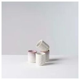 Espressotasse GIPFELST&Uuml;CK "Tassen-Set Alpenwiese", creme, beere, B:5cm H:6cm &Oslash;:5cm, Steinzeug, Trinkgef&auml;&szlig;e, Espressotasse, jedes Teil ein Unikat, 4-teilig