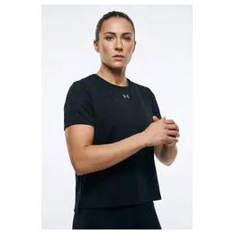 Laufshirt Under Armour "UA VELOCITI SHORTSLEEVE", Damen, Gr. XL, schwarz,, reflective, Obermaterial: 100% Polyester, Shirts Laufshirt, f&uuml;r Erwachsene, sportlicher Stil, f&uuml;r Lauf- und Trainingsanl&auml;sse