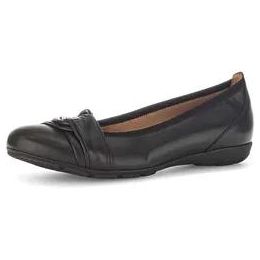 Ballerina Gabor "Sportliche Ballerina", Damen, Gr. 35, schwarz, Schuhe Ballerina