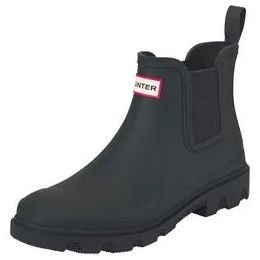Gummistiefel Hunter "UNISEX DOWNPOUR CHELSEA", Damen, Gr. 40, Hunter navy, Gummi, Schuhe Gummistiefel, wasserdicht