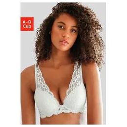 Push-up-BH Petite Fleur, Damen, Gr. 85, Cup C, creme, Spitze, Obermaterial: 60% Polyamid, 35% Polyester, 5% Elasthan, BHs Push-up-BH, mit B&uuml;gel im High-Apex-Design