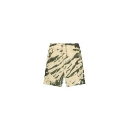 Sweatshorts Alpha Industries "Tie Dye Shorts", Damen, Gr. XL, Normalgr&ouml;&szlig;en, gr&uuml;n (schwarz olive), Obermaterial: 80% Baumwolle, 20% Polyester, Hosen Sweatshorts