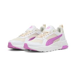 Sneaker Puma "TRINITY 2 LT", Herren, Gr. 37,5, alpine snow, electric orchid, Puma wei&szlig;, Textil, Schuhe Sneaker, mit Mesh-Obermaterial, mit Synthetik-Overlays, Topseller