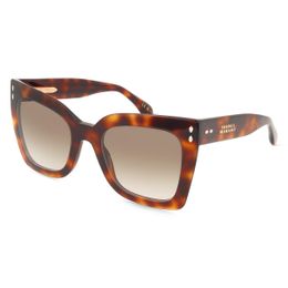 Isabel Marant 207608 | Damen-Sonnenbrille | Fassung: Vollrand, Butterfly, Acetat, Braun Havanna | Glasfarbe: Braun Verlaufend