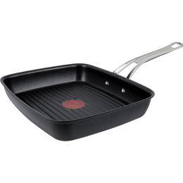 Grillpfanne Tefal "Jamie Oliver Cooks Classic", schwarz, B:30,1cm H:12,1cm L:50,6cm &Oslash;:30cm, Pfannen, Grillpfanne, Thermo-Signal, f&uuml;r alle Herdarten inkl. Induktion, 23x27 cm