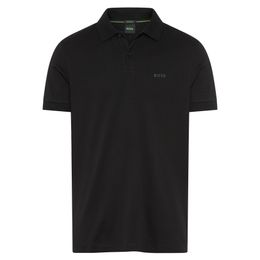Poloshirt BOSS Green "Pio 2", Herren, Gr. S, schwarz001, Jersey, Obermaterial: 100% Baumwolle, unifarben, regular fit normal, Rippstrickb&uuml;ndchen, Shirts Poloshirt