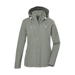 Outdoorjacke Killtec "KOS 61 WMN JCKT", Damen, Gr. 36, gr&uuml;n (helloliv), Obermaterial: 100% Polyester;Futter: 100% Polyester, Jacken Outdoorjacke, Funktionsjacke: wasser- und winddicht, atmungsaktiv, abnehmbare Kapuze