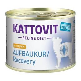Kattovit Feline Diet Nassfutter Katze Aufbaukur Adult Huhn 48x185 g