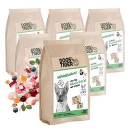 Dogs'n Tiger Adult M&uuml;mmelmann Kaninchen & Pute mit Gem&uuml;se 6x2 kg