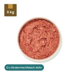 haustierkost.de Rindermischfleisch Aktiv Frostfutter 12 x 500 g