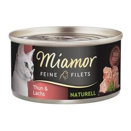 Miamor Feine Filets Naturelle Thunfisch und Lachs 96x80 g