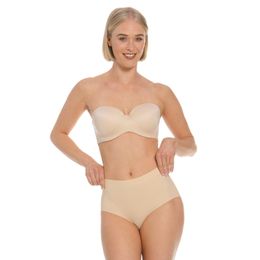 Shapingslip MAGIC BODYFASHION, Damen, Gr. M, latte, Microfaser, Obermaterial: 54% Polyamid, 46% Elasthan, k&ouml;rpernah, Unterhosen Shapingslip