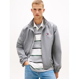 Blouson Tommy Jeans "TJM ESSENTIAL", Herren, Gr. XL, gravel grau, Web, Obermaterial: 100% Polyester, normal, elastischer Bund, Jacken Blouson