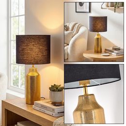 hofstein Ralor Tischleuchte Gold, 1-flammig