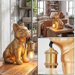 hofstein Harol Tischleuchte Gold, 1-flammig