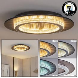 hofstein Lidor Deckenleuchte LED Anthrazit, Grau, 1-flammig