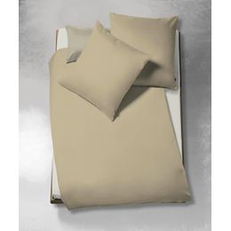 Bettw&auml;sche Fleuresse "Lech 3089", beige, B/L: 240cm x 220cm, 1 Stk., 2 Stk., Flanell, B/L: 80cm x 80cm & 80cm x 80cm, 3 Stk., Flanell, Obermaterial: 100% Baumwolle, Bettw&auml;sche, Bettw&auml;sche, Edelflanell, Baumwolle, in Gr. 135x200, 155x220, 200x200cm