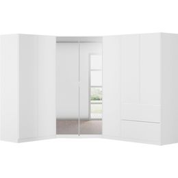 Schrank-Set Rauch "Kleiderschrank Schrank Garderobe W&auml;scheschrank COSTA Gr&ouml;&szlig;e 208x253 cm", alpinwei&szlig;, eingriffe alpinwei&szlig;, H:197cm T:253cm, Holzwerkstoff, Kastenm&ouml;bel-Sets, viel Platz, grifflose Front und Push-to-Open Funktion MADE IN GERMANY