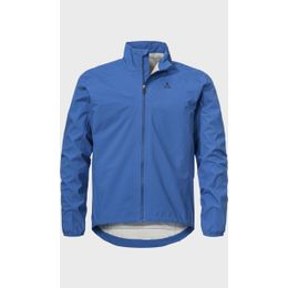 Sch&ouml;ffel Outdoorjacke SCH&Ouml;FFEL "Jacket Style Lurbek MNS", Herren, Gr. 50, 8405, blau, Oberstoff: 100% Polyester; (Membran: Thermoplastisches Polyurethan), regular fit, hoch geschlossener Ausschnitt, Jacken Outdoorjacke