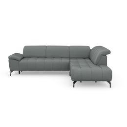Sit & More Ecksofa SIT & MORE "Cool L-Form", grau, B:272cm H:79cm T:220cm, Sofas, Ecksofa, wahlweise mit Kopfteilverstellung und Vorziehsitz motorisch
