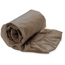 Spannbettlaken YELLOW "Yellow Spannbetttuch Suite-Mumbai", taupe, Bettlaken, B/L: 180cm x 200cm, 1 Stk., Perkal, 180x200 30 35 40cm, Perkal, Obermaterial: 100% Baumwolle, unifarben, Spannbettlaken, Spannbetttuch aus 100% Baumwolle, Hochwertige Perkal, Gummizug rundum, B:180cm L:200cm