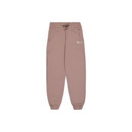 Jogginghose Alpha Industries "Organics EMB Regular Jogger", Herren, Gr. XS, Normalgr&ouml;&szlig;en, braun (organic braun), Obermaterial: 100% Baumwolle, Hosen Jogginghose