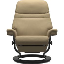Relaxsessel stressless "Sunrise", beige (sand paloma), B:88cm H:103cm T:78cm, Leder BATICK: BATICK ist ein leicht korrigiertes, durchgef&auml;rbtes und genarbtes M&ouml;belleder, bei dem die meisten Unebenheiten und Spuren in der Regel entfernt wurden.;Leder PALOMA: PALOMA ist ein durchgef&auml;rbtes Semianilin-M&ouml;belleder mit nat&uuml;rlicher Narbung.;ROHLEDER Stoff Q2 FARON: Ein fester zuverl&auml;ssiger Boucl&eacute; mit einem