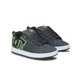 Sneaker DC Shoes "Court Graffik", Herren, Gr. 8,5(41), gr&uuml;n (grau, schwarz, gr&uuml;n), Obermaterial:57.05% Leder, 28.2% Synthetikmaterial, 13.87% Microfaser, 0.88% Textil;, Schuhe Sneaker