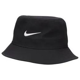 Fischerhut Nike SPORTSWEAR "U NK APEX BUCKET SQ SWSH L", Damen, Gr. M, schwarz, wei&szlig;, Obermaterial: 100% Polyester, H&uuml;te, aus gewebtem Twill-Material, mit umlaufendem Schirm, Handw&auml;sche