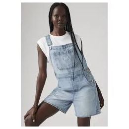 Levi's Latzhose LEVI'S "UTILITY SHORTALL", Damen, Gr. M (38), N-Gr, summer job, Web, Obermaterial: 100% Baumwolle, unifarben, relaxed fit ca. Mitte Oberschenkel, Hosen, Sommerhose im Five-Pocket Style