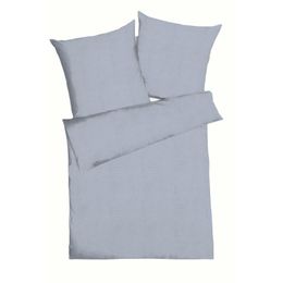 Bettw&auml;sche Kaeppel "Uni", blau (hellblau), B/L: 140cm x 200cm, 1 Stk., 1 Stk., Musselin, B/L: 80cm, 2 Stk., Musselin, Obermaterial: 100% Baumwolle, Bettw&auml;sche, Bettw&auml;sche, Unifarben