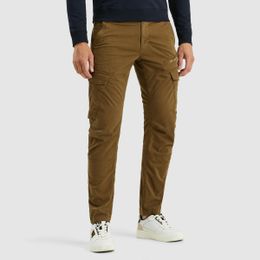 PME-Legend Cargohose PME LEGEND "Nordrop Stretch Twill", Herren, Gr. 42, L&auml;nge 36, braun (coffee lique&uacute;r), Twill, Obermaterial: 97% Baumwolle, 3% Elasthan, unifarben, regular fit kn&ouml;chellang, Hosen Cargohose, mit Logo Stickerei