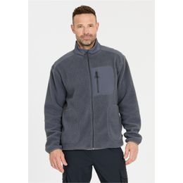 Fleecejacke WHISTLER "Felis", Herren, Gr. 5XL, braun, 100% Polyester, unifarben, normal, hoch geschlossener Ausschnitt, Jacken Fleecejacke, aus weichem Teddyfleece mit flachen N&auml;hten