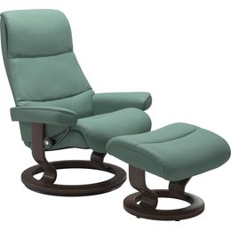 Fu&szlig;hocker stressless "View", gr&uuml;n (aqua gr&uuml;n paloma), B:57cm H:40cm T:47cm, Leder BATICK: BATICK ist ein leicht korrigiertes, durchgef&auml;rbtes und genarbtes M&ouml;belleder, bei dem die meisten Unebenheiten und Spuren in der Regel entfernt wurden.;Leder PALOMA: PALOMA ist ein durchgef&auml;rbtes Semianilin-M&ouml;belleder mit nat&uuml;rlicher Narbung.;ROHLEDER Stoff Q2 FARON: Ein fester zuverl&auml;ssiger Boucl&eacute; mit einem s