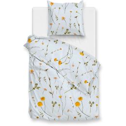 Bettw&auml;sche ZO HOME "Zohome Bettw&auml;sche Baumwolle Savio", blau, B/L: 135cm x 200cm, 1 Stk., 1 Stk., Renforc&eacute;, B/L: 80cm x 80cm, 2, Renforc&eacute;, Obermaterial: 100% Baumwolle, Bettw&auml;sche, Bettw&auml;sche, Bettw&auml;sche aus 100% Baumwolle, hochwertige Renforc&eacute;, ab 135x200 cm.