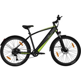 E-Bike SACHSENRAD "R8 Flex III" Gr. 48, schwarz, Elektrofahrr&auml;der, 48cm, 27,5 Zoll (69,85cm), LCD-Steuerdisplay, Fahrmodus Pedelec, LED- Beleuchtung