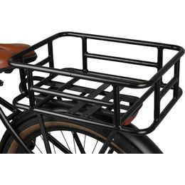Fahrradkorb SACHSENRAD "Korb f&uuml;r C5 C5R S8 C3T", schwarz, Taschen, B/H/T: 33cm x 15cm, Aluminium, B:33cm H:15cm