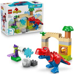 Konstruktionsspielsteine Lego "Spidey-Rex vs. Green Goblin (10463), Lego DUPLO Disney&trade;", bunt, Spielbausteine, Kinder, Kunststoff, Konstruktionsspielsteine