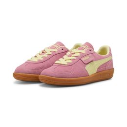 Sneaker Puma "PALERMO", Herren, Gr. 37, rosa (poised pink, gold moon), Leder, unifarben, Schuhe Sneaker, aus Leder, mit Synthetik-Innenmaterial, mit Schn&uuml;rverschluss