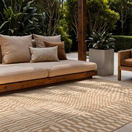 Teppich Ted Baker "Barkham, Wendeteppich", jute wei&szlig;, B:200cm H:8mm L:300cm, Polypropylen, Teppiche, Teppich, Designteppich, Wetterfest, Pflegeleicht, Modern, Wohnzimmer, Terrasse